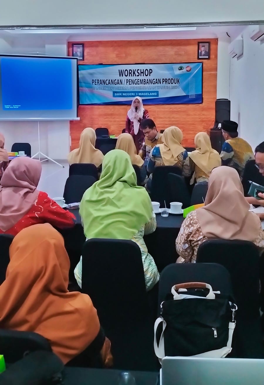 WORKSHOP PERENCANAAN PENGEMBANGAN PRODUK TEFA BERSAMA SMK JEJARING | SMK Negeri 3 Magelang